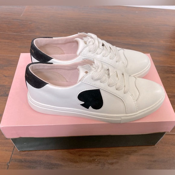 kate spade | Shoes | Kate Spade Black And White Fez Sneakers Shoes ...